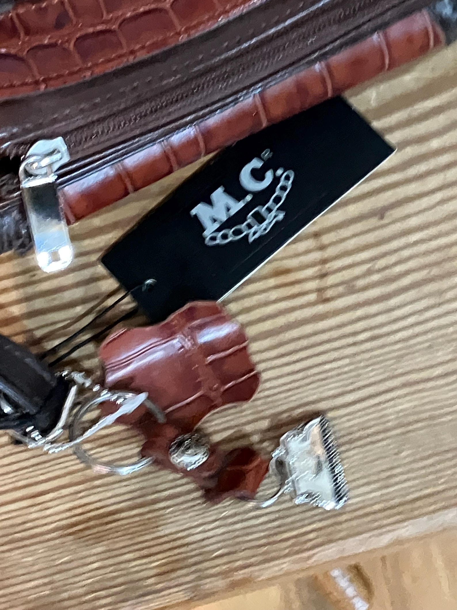 Marc Chantal Purse, M.C Leather Purse, Genuine Leather Shoulder Bag ...