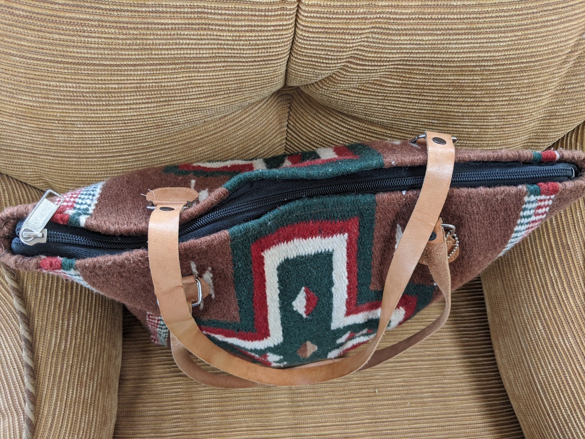 Saddle Blanket Purse Wool Shoulderbag Western Wear Cowgirl - Etsy