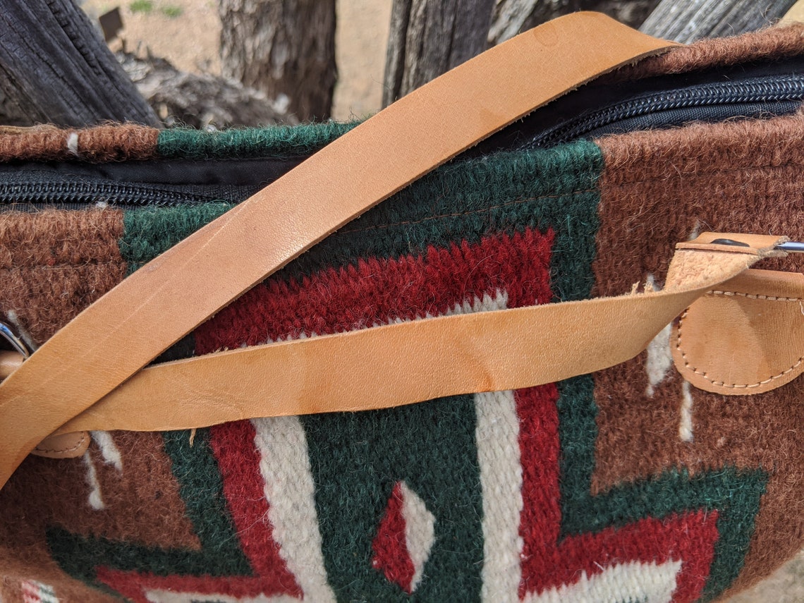 Saddle Blanket Purse Wool Shoulderbag Western Wear Cowgirl - Etsy