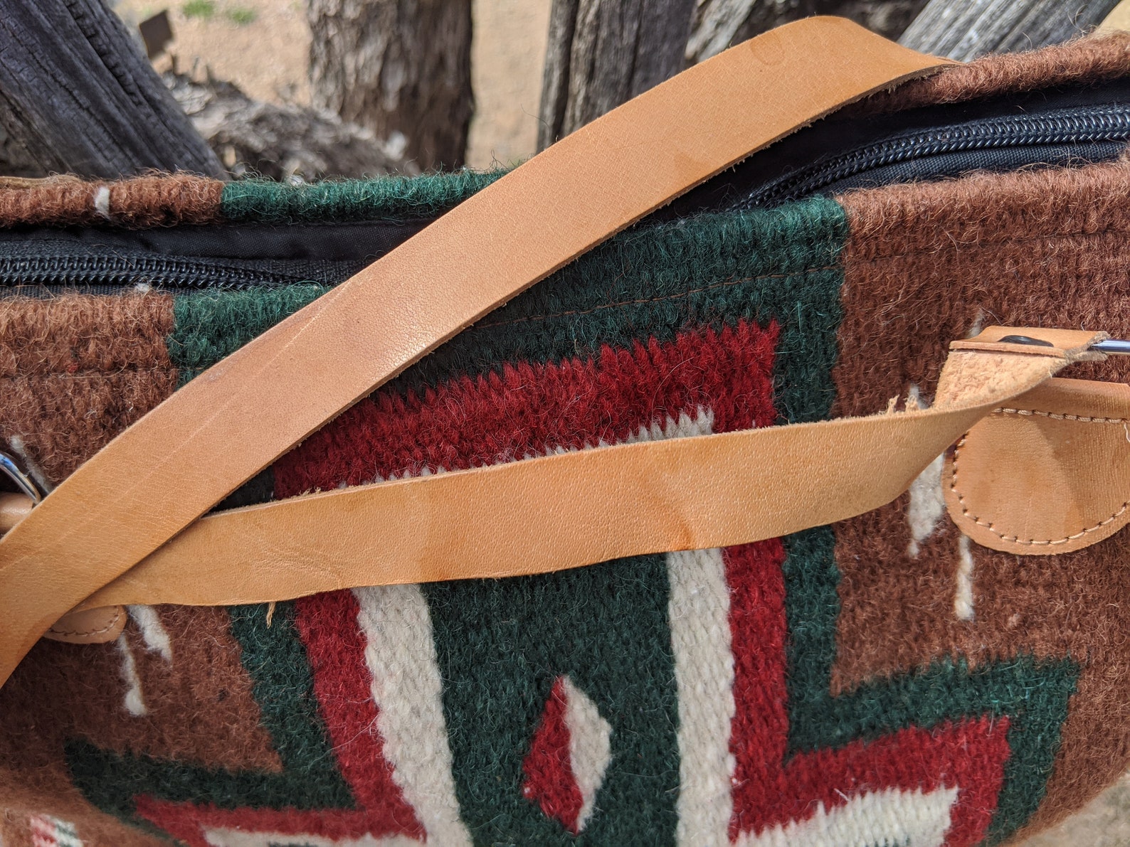 Saddle Blanket Purse Wool Shoulderbag Western Wear Cowgirl - Etsy