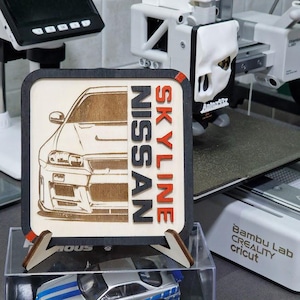 Nissan Skyline Gtr R34 SVG 3D - Etsy