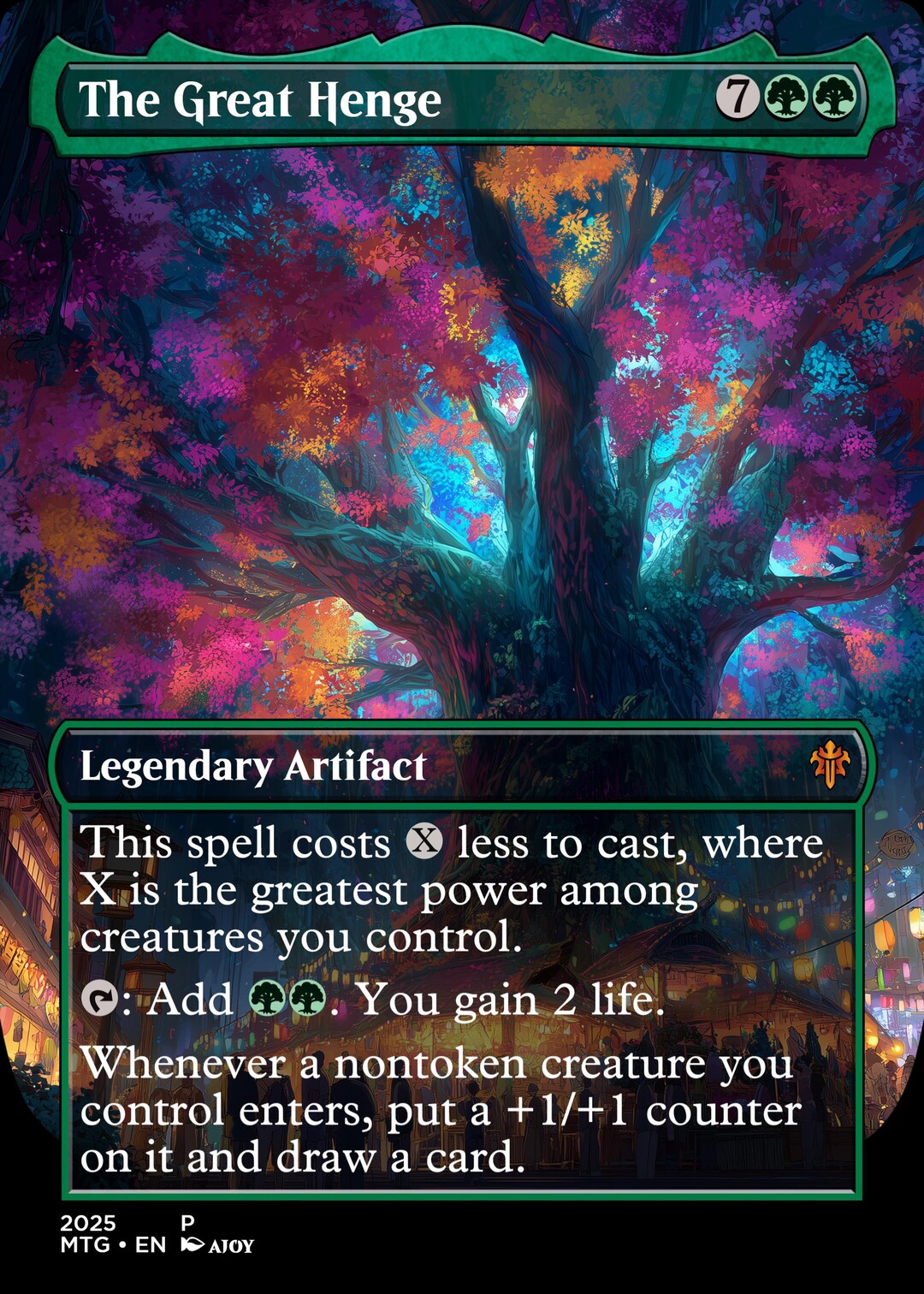 The Great Henge Anime Art FOIL Proxy Card - Etsy