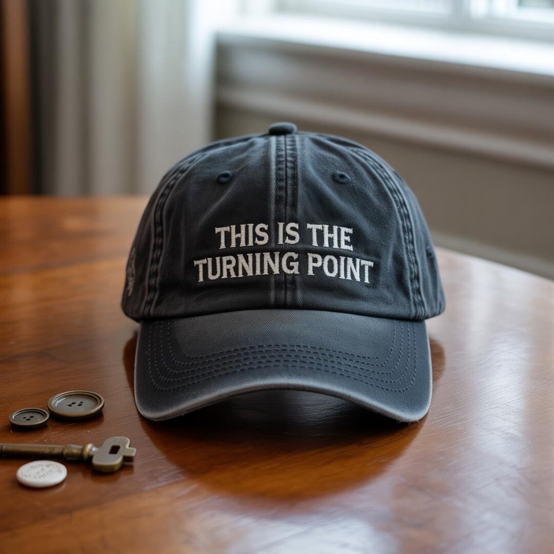 This is the Turning Point Quote Embroidered Cap, Charlie Kirk ...