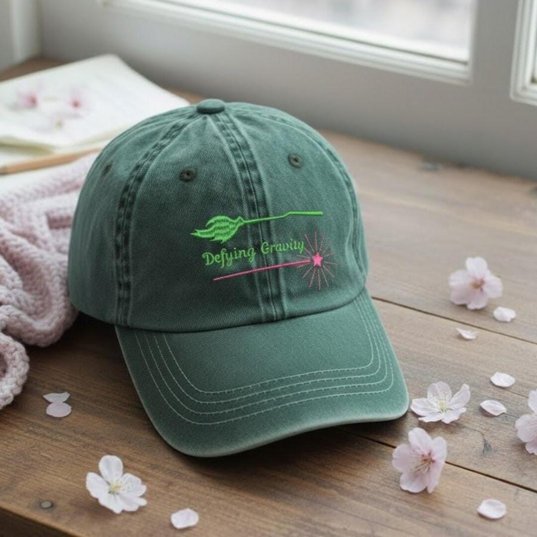 Christmas Defying Gravity Embroidered Baseball Cap, Christmas Change ...