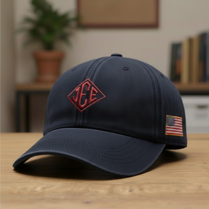 Embroidered J.E.E Epstein Quarter Zip Hat, USA Embroidered Cap ...