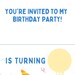 Printable Children's Birthday Party Invitation - Etsy