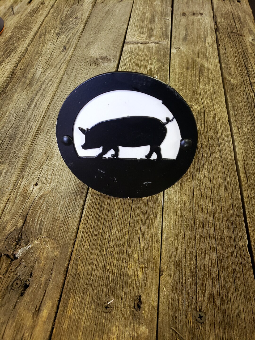 5" Pig-hog Plasma Cut Receiver Hitch Cover / Plasma Cut Metal Art ...
