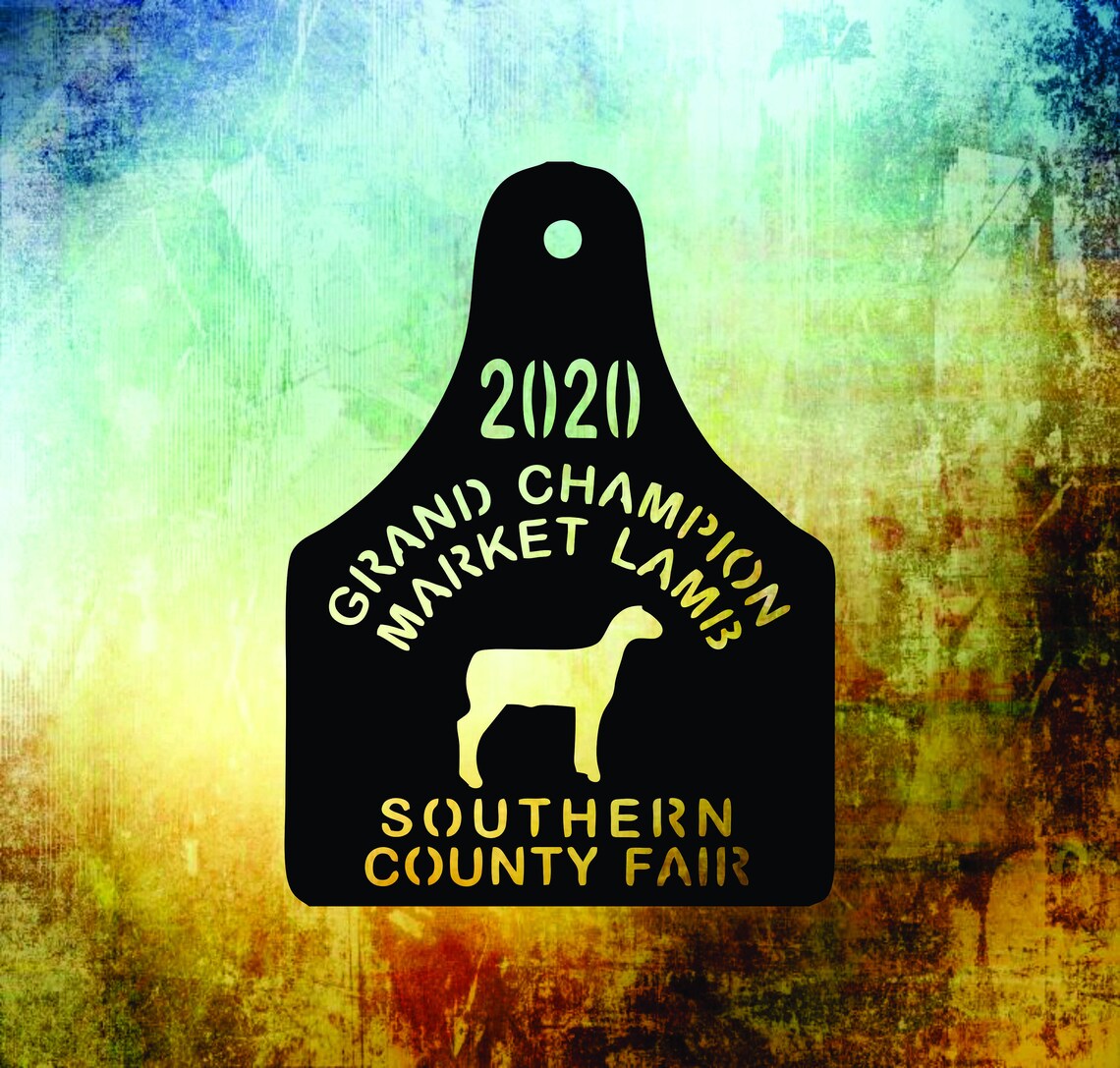 Sheep-lamb Ear Tag Pen Sign or Livestock Award / Farm or Ranch - Etsy