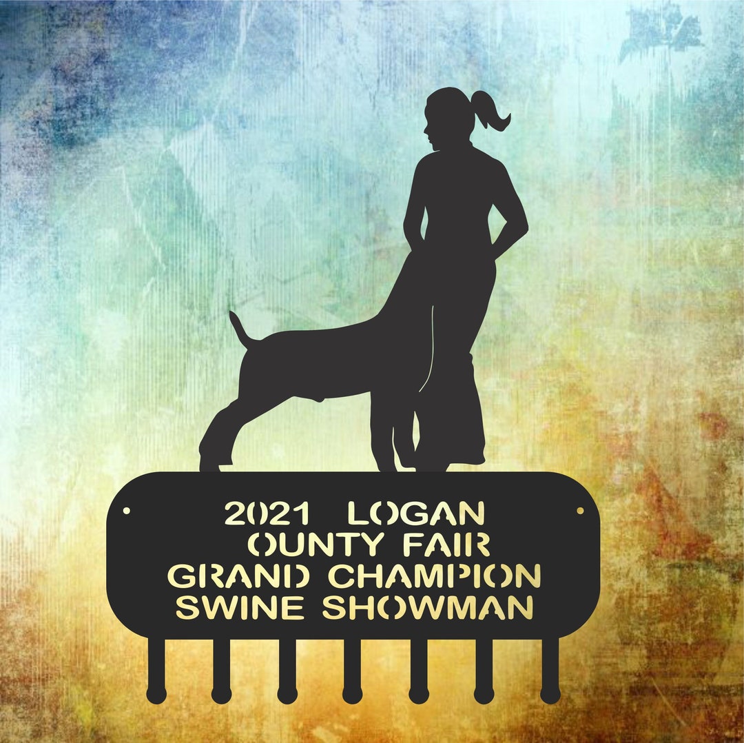 Personalized Goat Show Ribbon Holder: Custom Farm Sign Award - Etsy