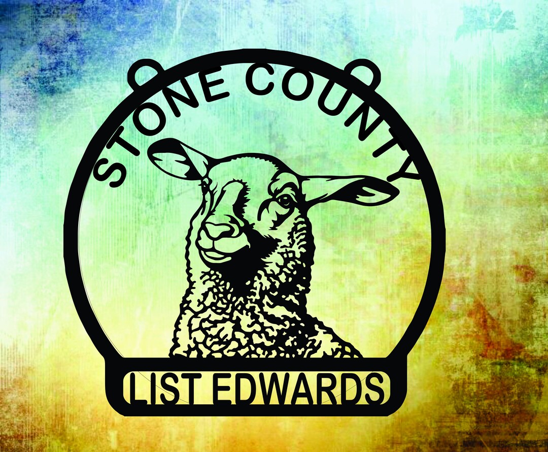 15" Livestock Metal Pen, Yard or Garden Sign \ Custom Plasma Cut Metal ...