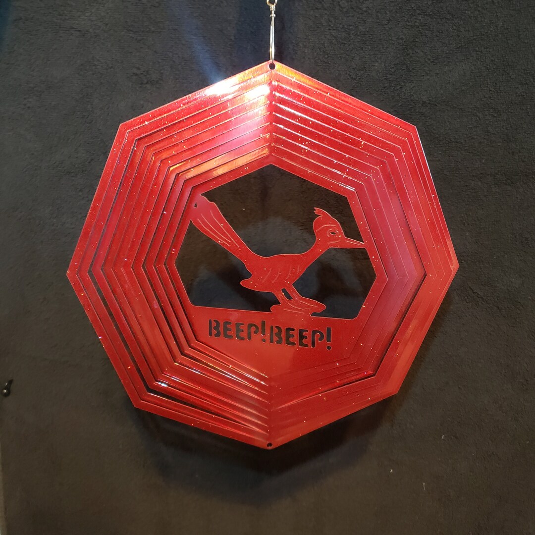 Road Runner Beep Beep Wind Spinner. Garden Wind Whirly. Patio ...