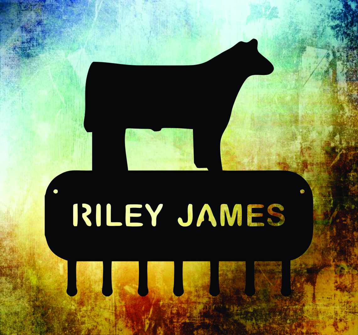 Livestock Award Ribbon or Key Holder Horse Dog Turkey Cavy | Etsy