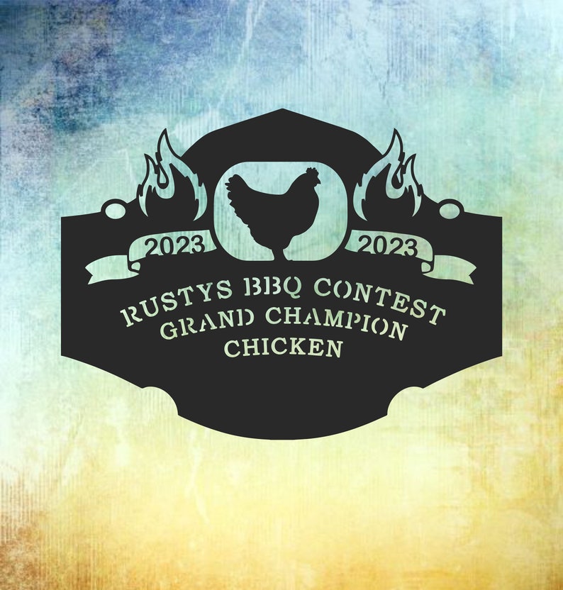 Custom BBQ Trophy Plaque: Personalized Metal Grill Competition Award - Etsy