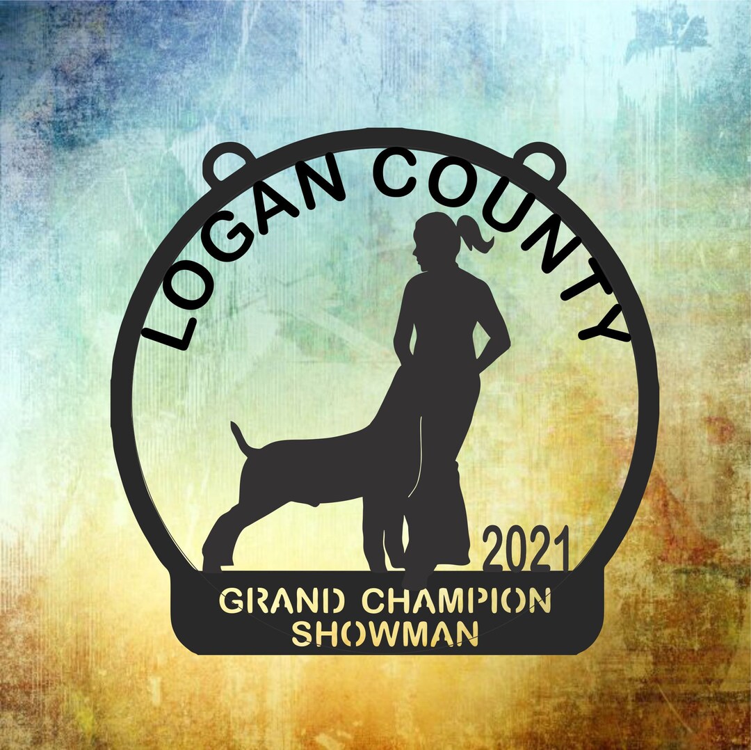 Boer Goat Showmanship Award, Personalized Pen Sign or Farm Sign. Trophy ...