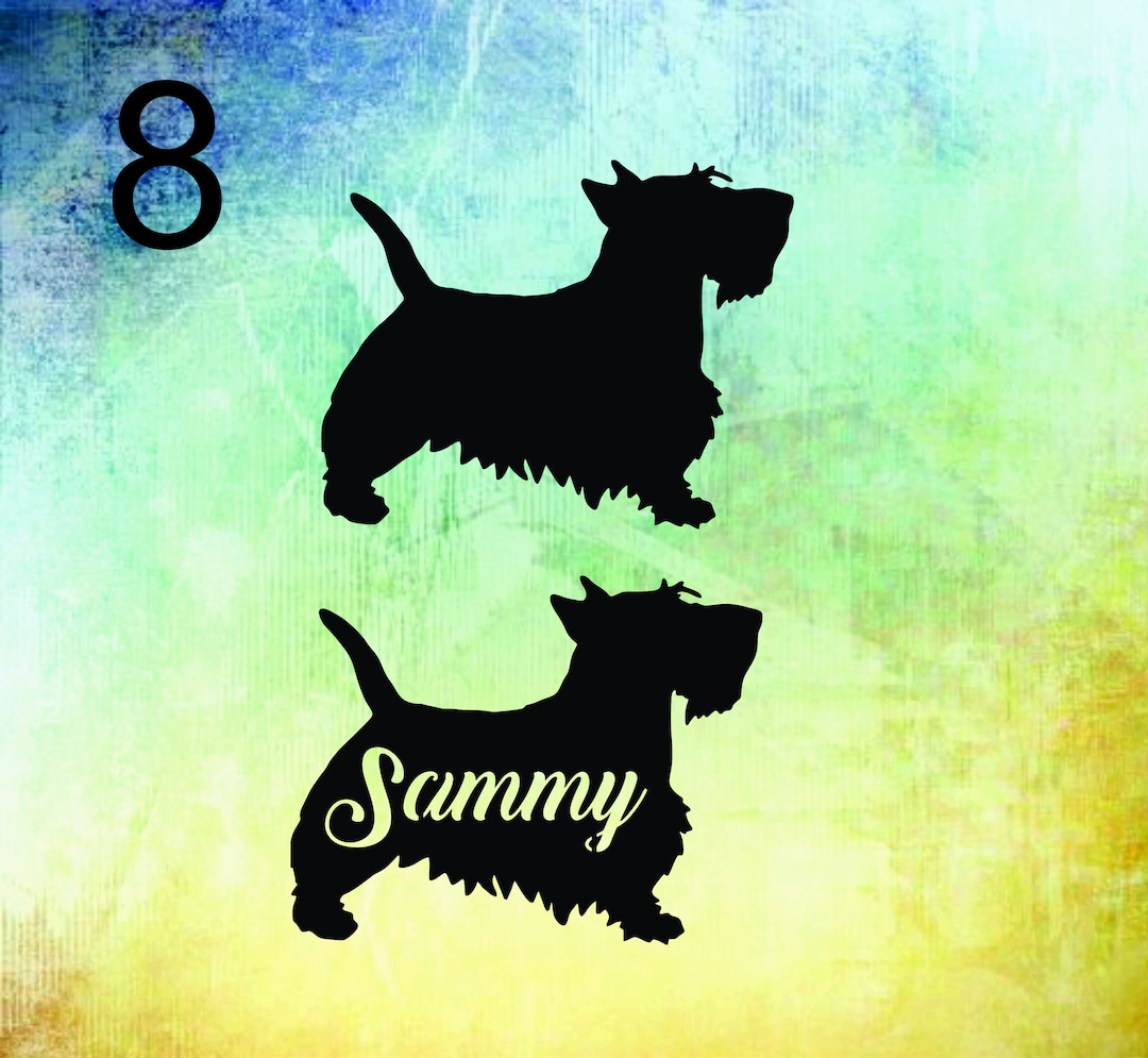 Scottie Dog Sign: 15" Metal Scottish Terrier, Garden or Wall Art ...