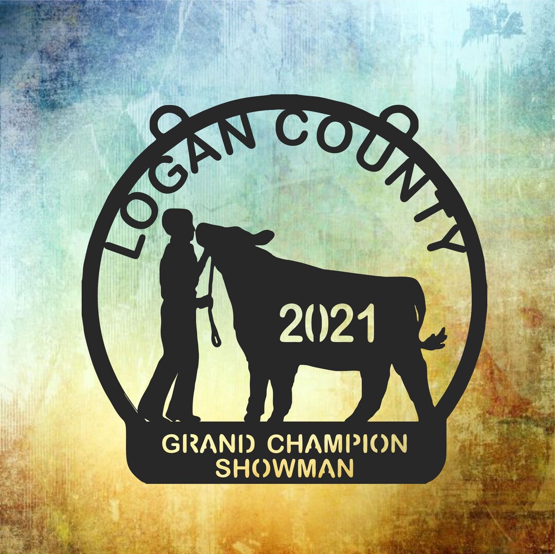 Steer, Heifer Showmanship Award / Personalized Pen or Farm Sign ...