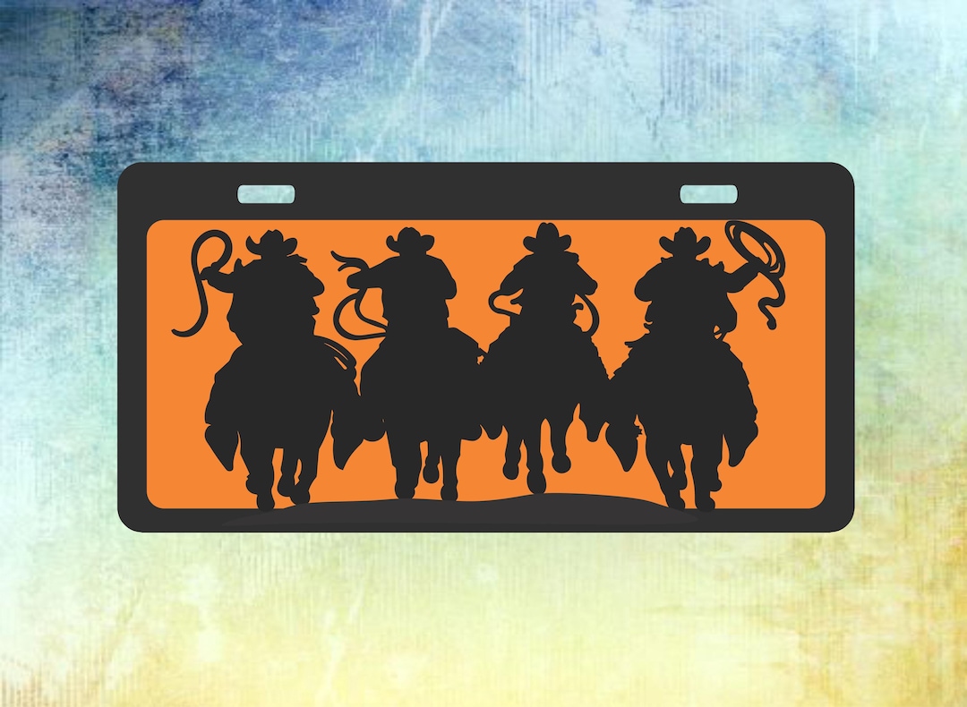 Cowboys License Plate: Custom Plasma Cut Ranch Bling - Etsy