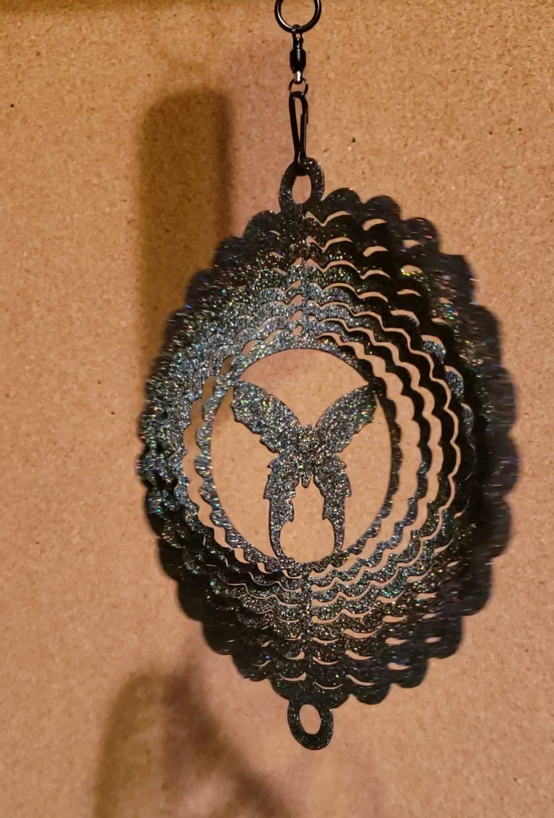 Butterfly Wind Spinner /yard Decoration/plasma Cut Metal Art / Garden ...