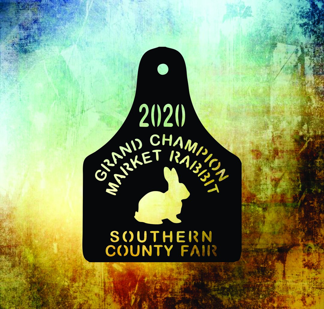 Rabbit Ear Tag: Livestock Show Award, Farm Sign - Etsy