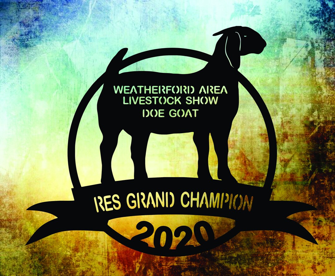 Personalized Boer Goat Livestock Show Award: Metal Farm Sign - Etsy