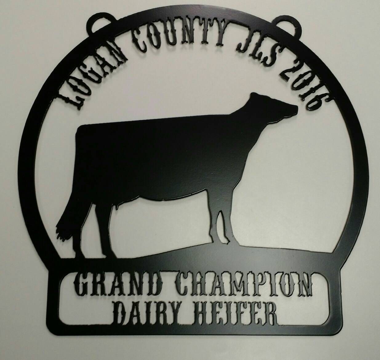 Dairy Cow Heifer. Personalized Livestock Show Award Trophy | Etsy