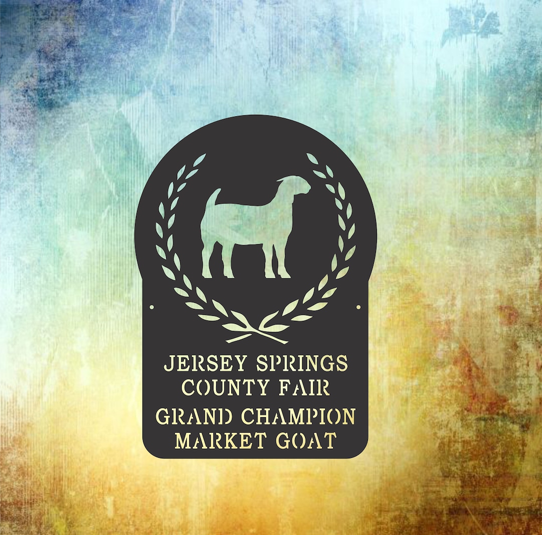 Goat Decal Award, Banner Livestock Award or Pen Sign. Boer Goat, Dairy ...