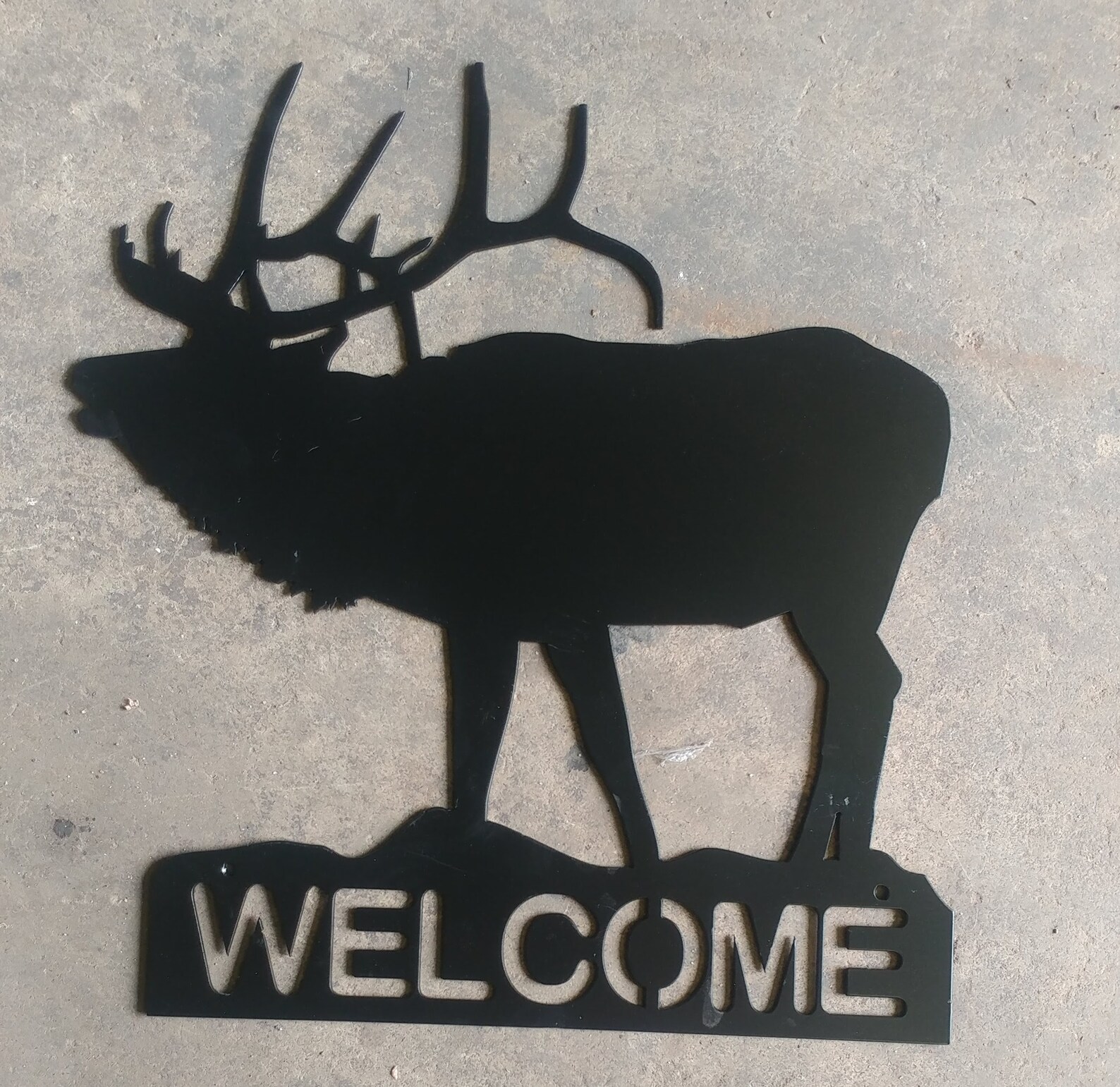 Elk Wall Art or Yard Stake. Plasma Cut Sign. Yard or Home - Etsy