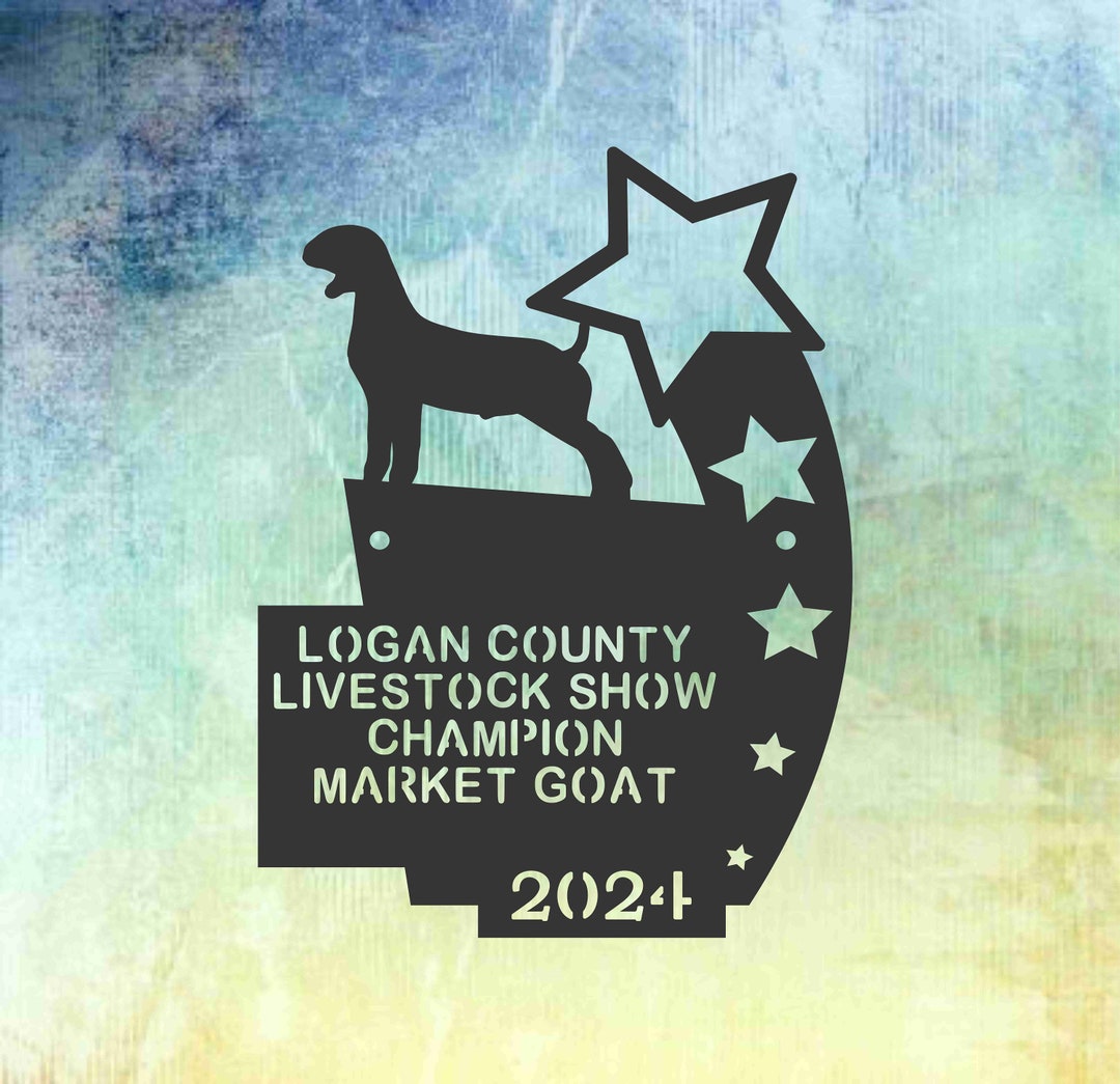 Star Goat Award. Goat Show Prize. Livestock Ribbon. Winner Metal Sign ...