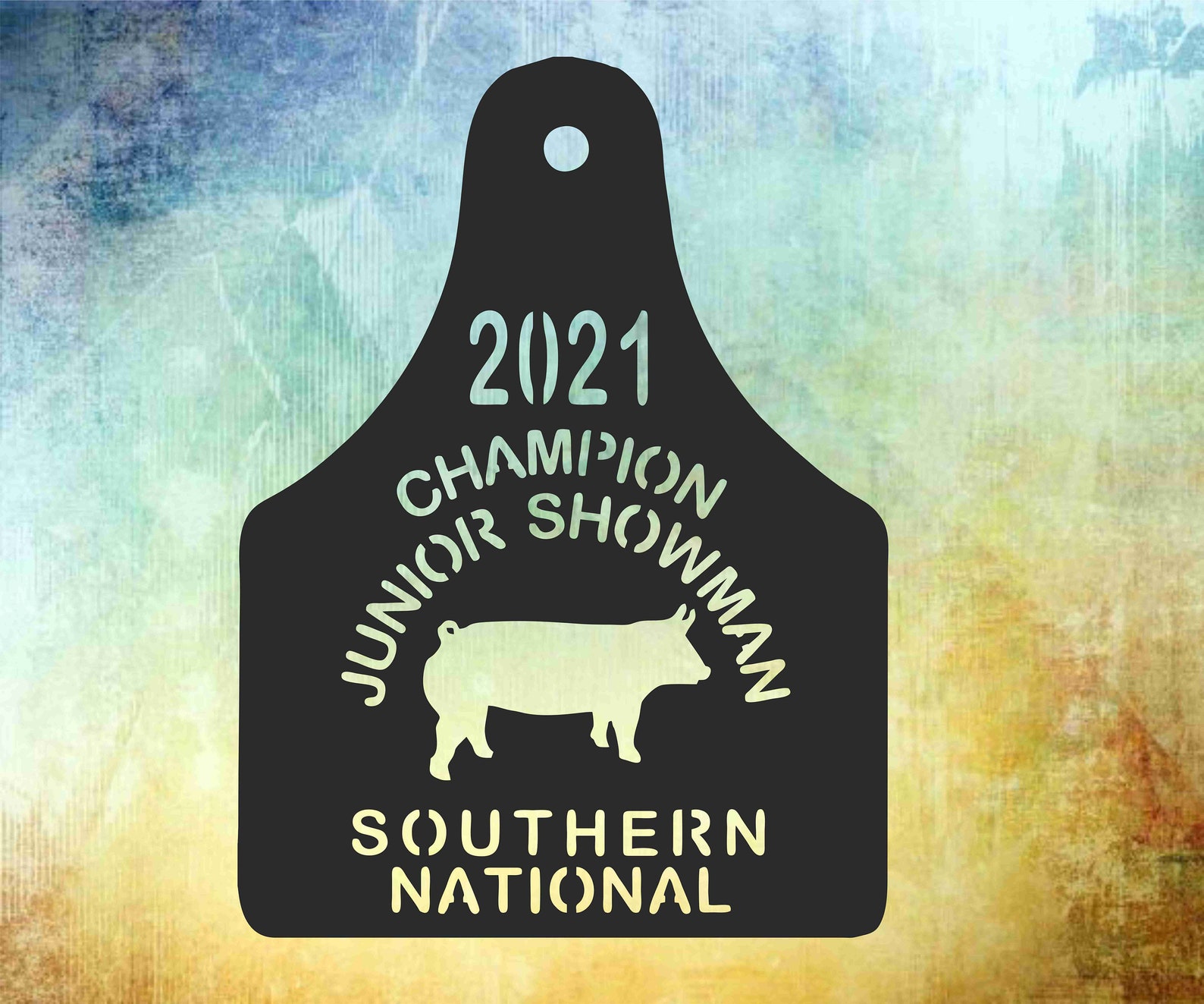 Pig/hog Ear Tag Pen Sign or Livestock Award / Farm or Ranch - Etsy