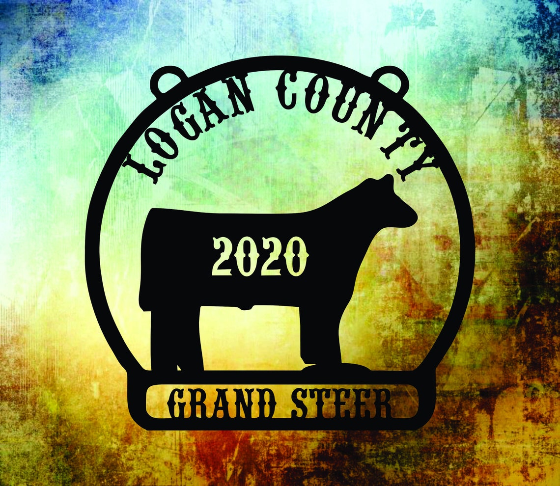 Personalized Steer Livestock Show Award / Stall or Pen Sign / - Etsy