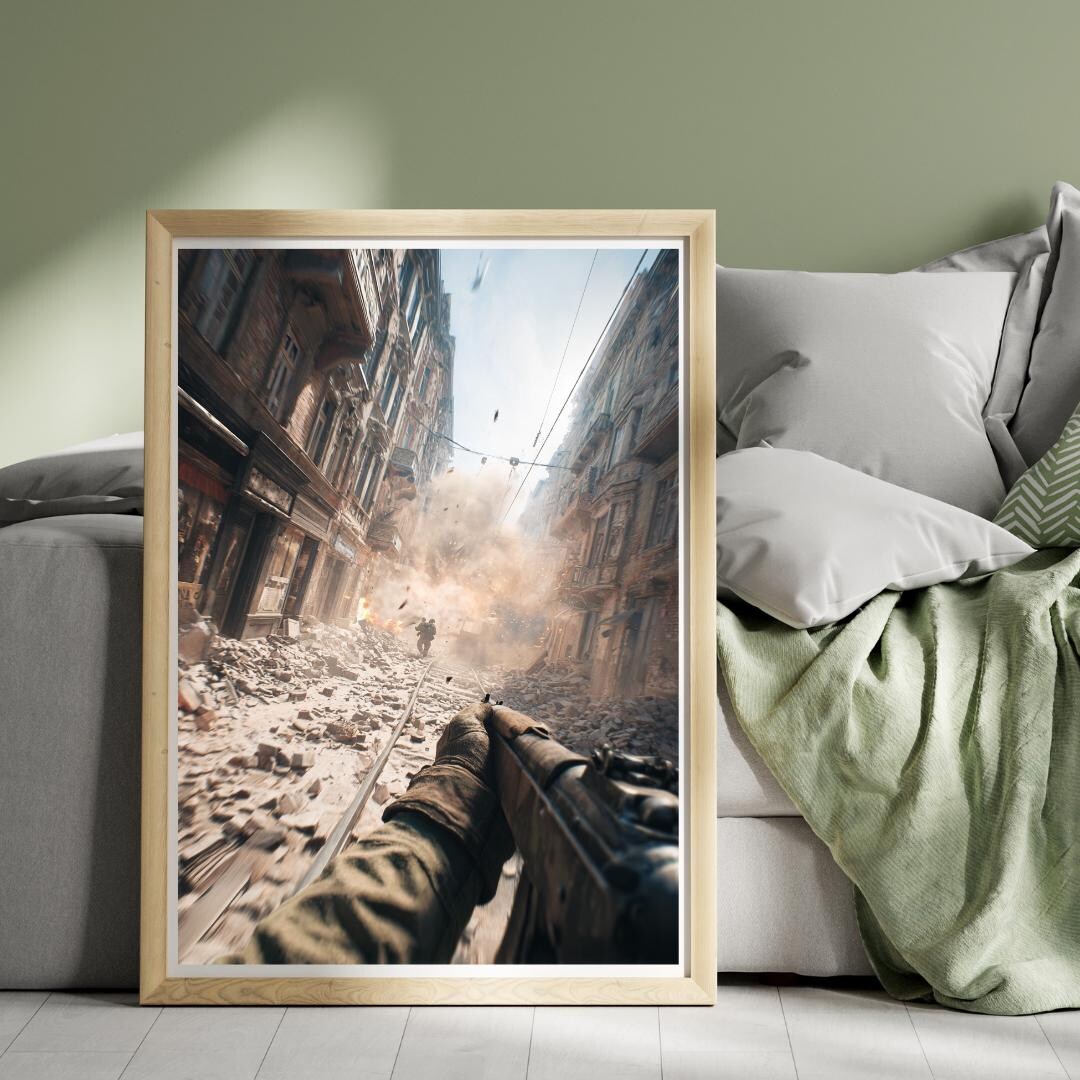 Battle of Berlin Poster – WWII Final Battle Art Print, Fall of Berlin ...