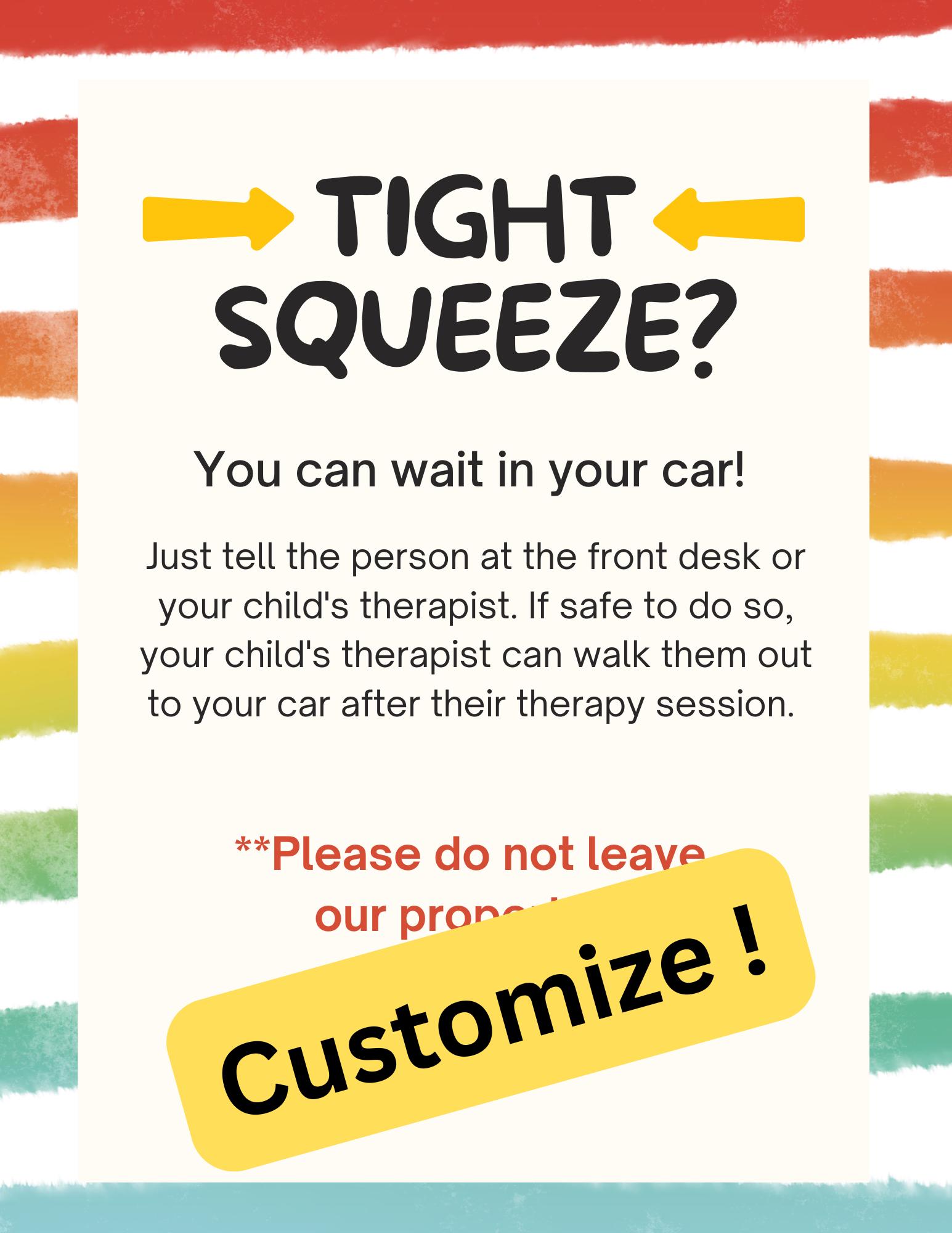 Custom "waiting Room" Sign Template - Etsy