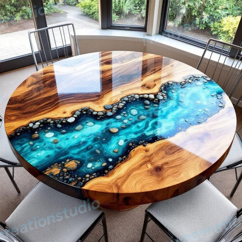 Epoxy Dining Table - Etsy
