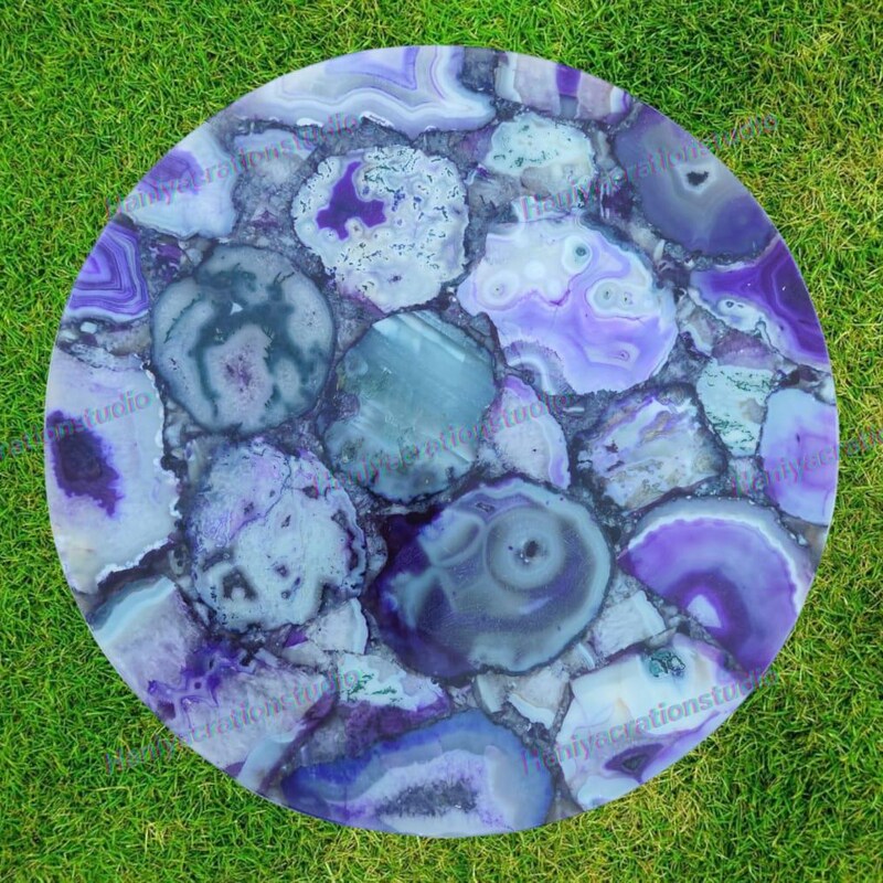 Agate Table Top - Etsy