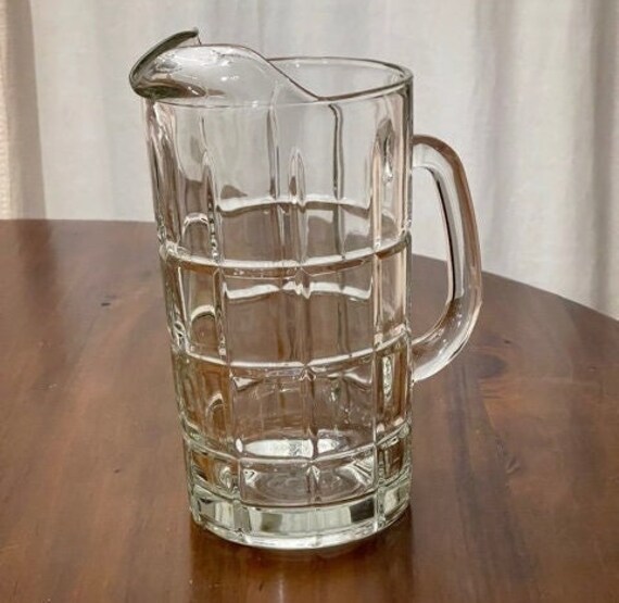 Vintage Anchor Hocking Tartan Plaid Water Pitcher Kitchen & Dining ...