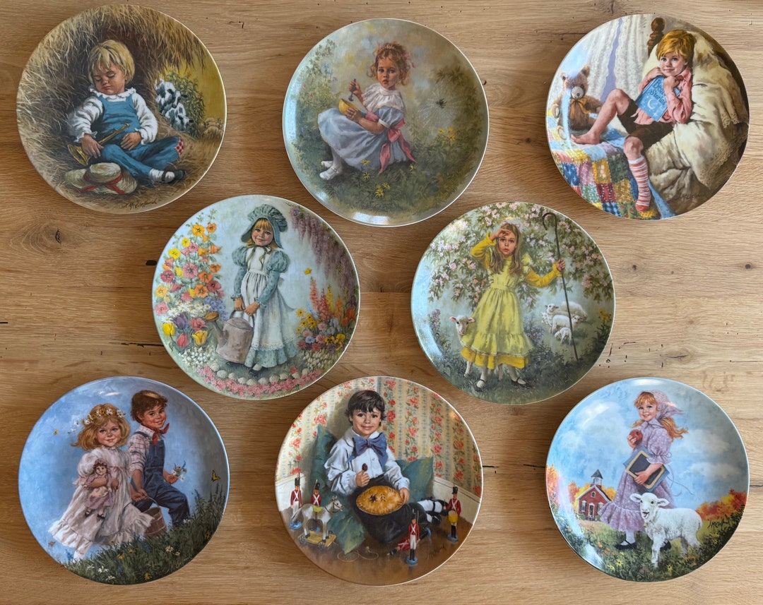 John Mcclelland Mother Goose Vintage Plate Collection (set of 8) | Reco ...