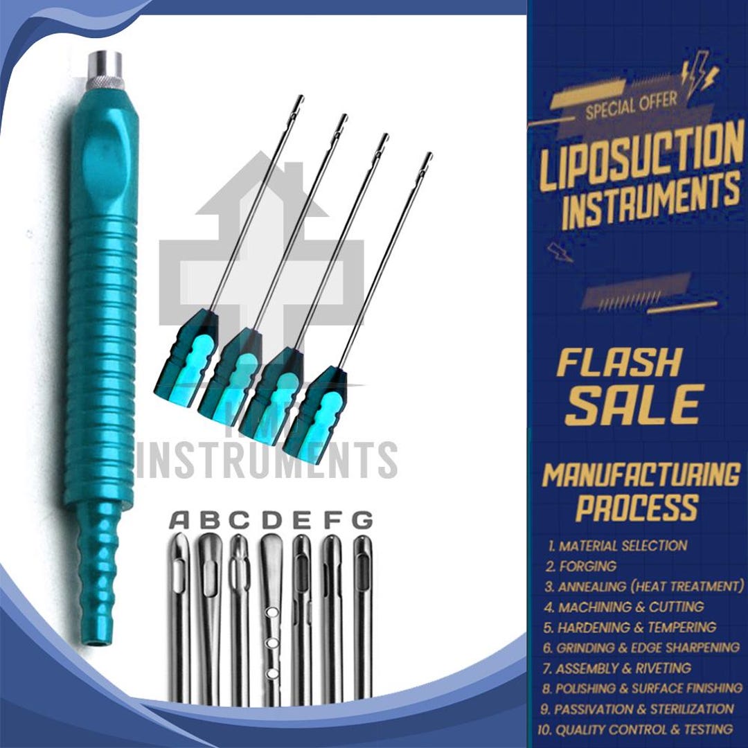 Super Luer Lock Cannulas With Surgical Handle – 4-in-1 Set for Transfer ...
