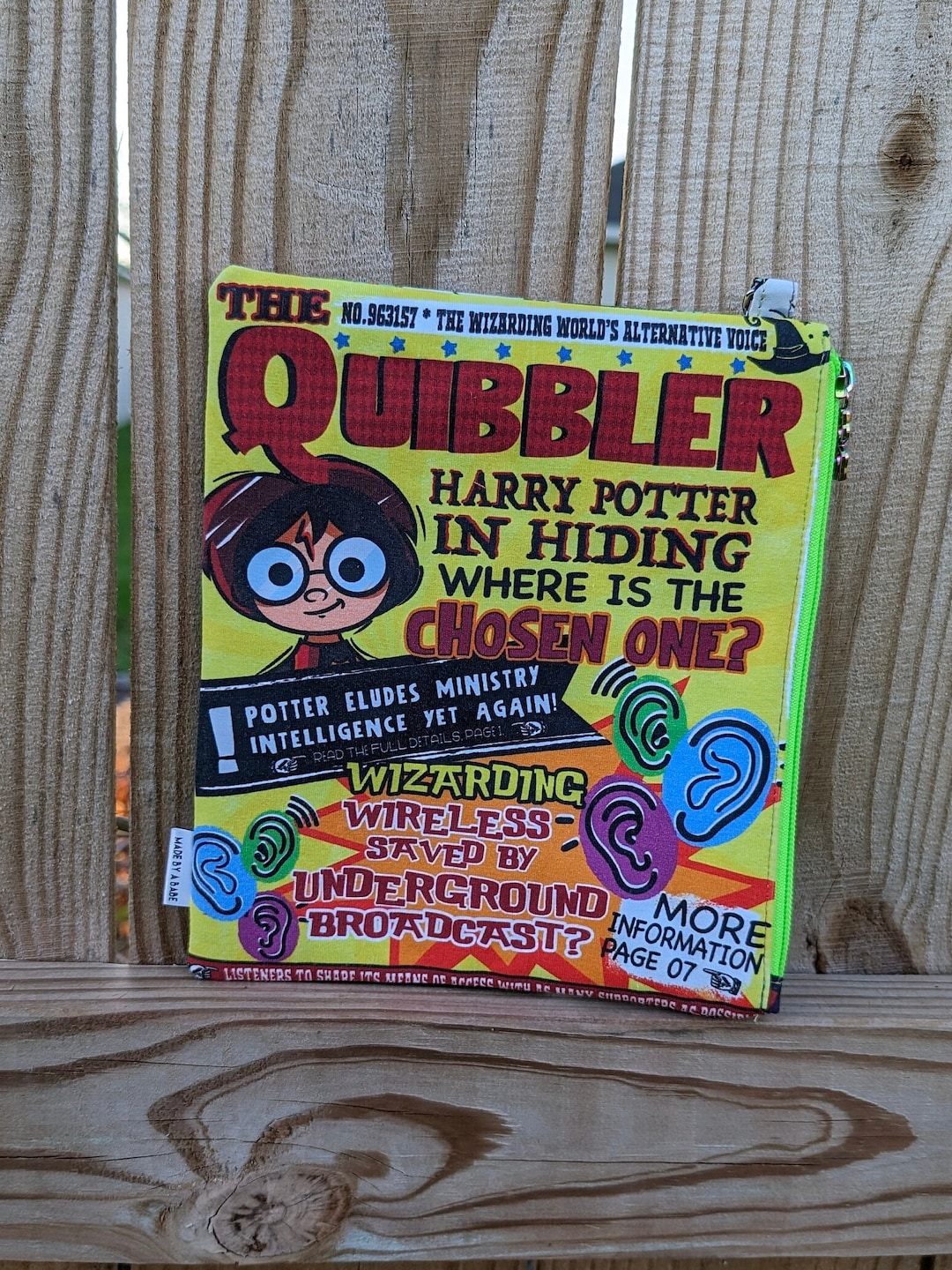 HP in Hiding Wizard Magazine Clutch Bag - Handmade,clutch Small Purse ...