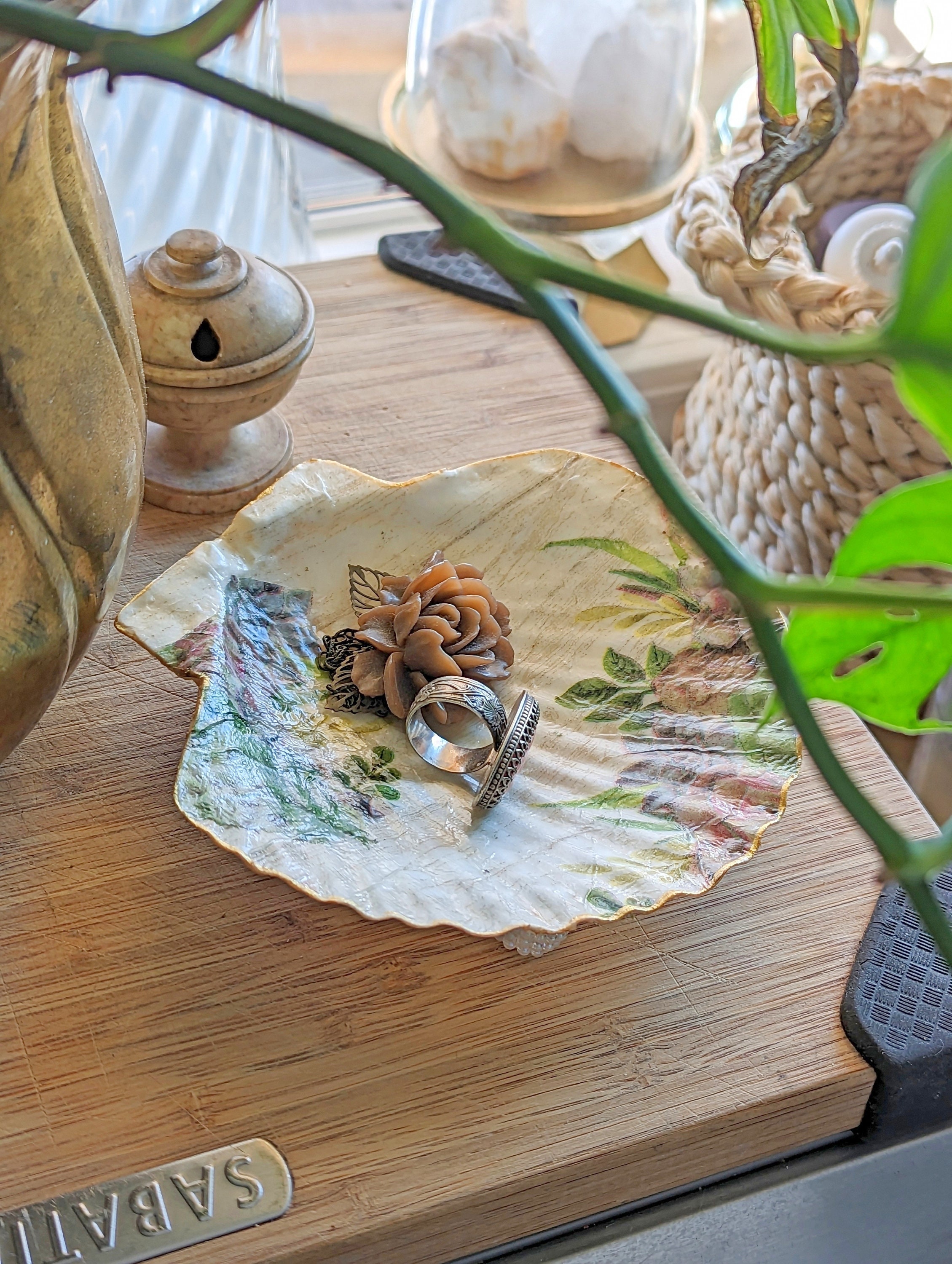Handmade Repurposed Sea Shell Trinket Dishes - Etsy
