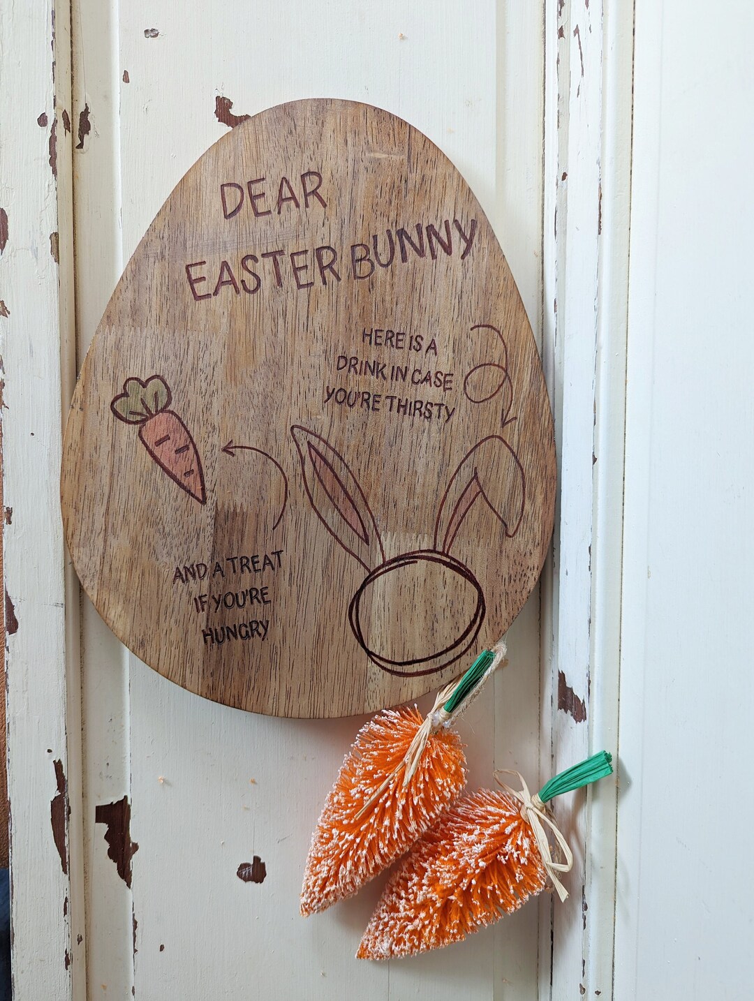 Easter Egg Cutting Board With Laser Engraved Easter Graphics Treats for ...