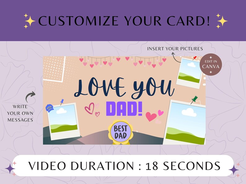 Father's Day Digital Card, Father's Day E-card, Animated Father's Day ...