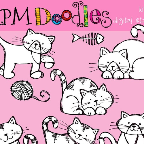 KPM Time Flies Digital Clip Art and Blackline Stamps COMBO - Etsy