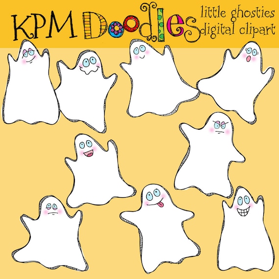 Little Ghosties Digital Clip Art | Etsy