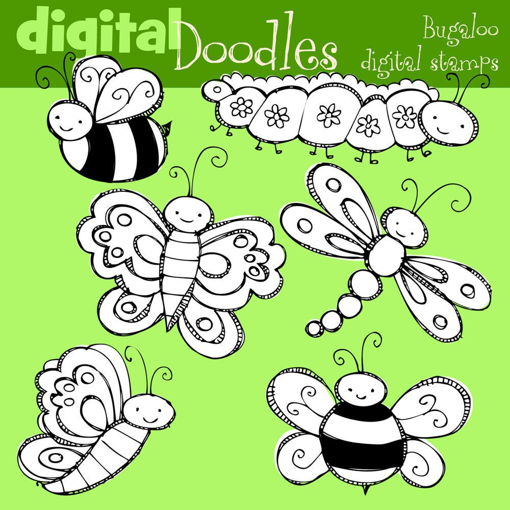 KPM Bugaloo Digital Stamps - Etsy