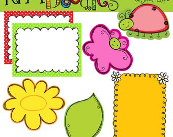 KPM Fall Fun and Funky Frames Digital Clip Art | Etsy