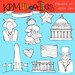 KPM Presidents Day Digital Clip Art COMBO - Etsy