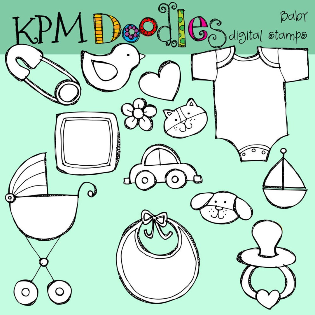 KPM Baby Digital Stamps - Etsy