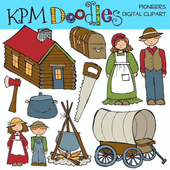 Pioneer Family Clipart