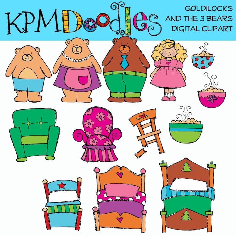 KPM Goldilocks Digital COMBO - Etsy