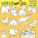 KPM Bear and Friends Digital Clip Art - Etsy